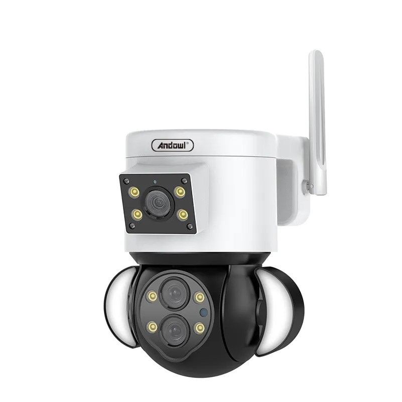 Camera de supraveghere Andowl 4+4MP 4K HD 10X Zoom - eMAG.ro