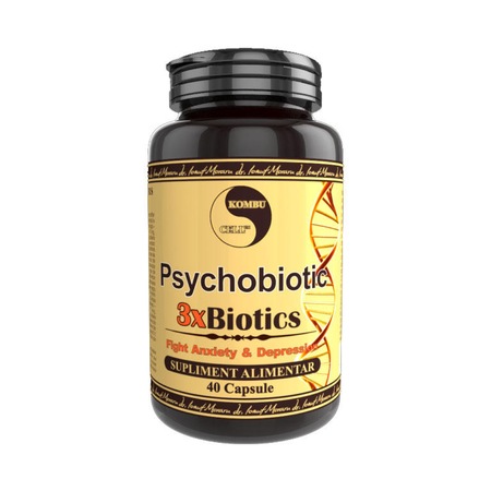 Psychobiotic 3xBiotics 40 capsule Pro Natura - eMAG.ro