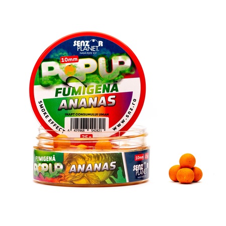 Pop-up, Fumigena, Senzor Planet, Ananas, 10 mm, 25 g - eMAG.ro
