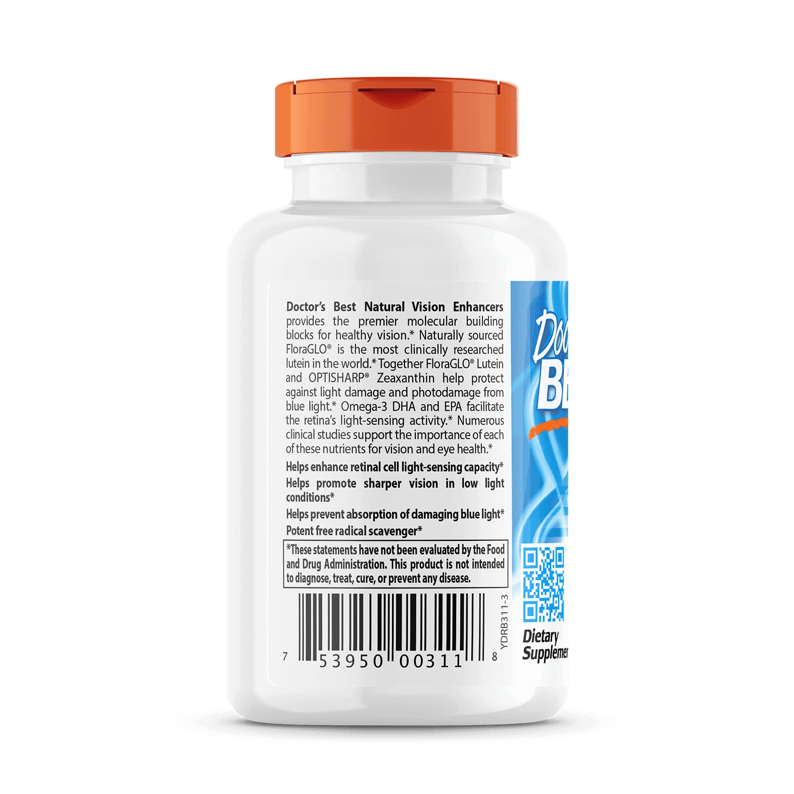 Imbunatatitor natural al vederii, Doctor's Best, 60 capsule - eMAG.ro