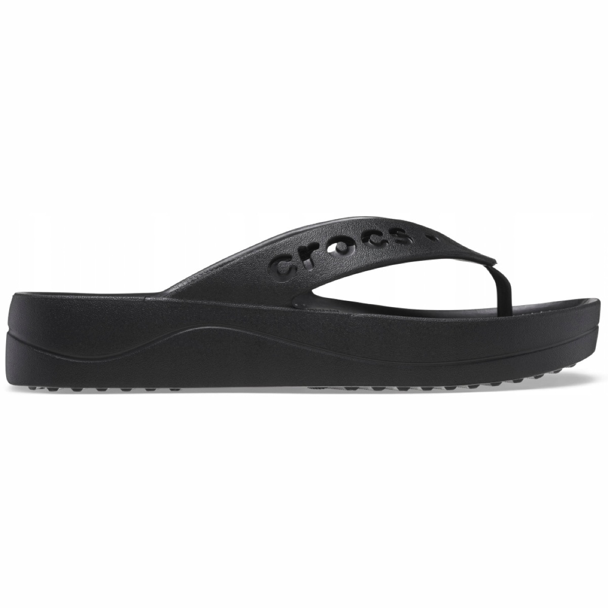 Slapi Femei, Crocs, Baya Platform Flip, Negru, 36-37 EU - eMAG.ro