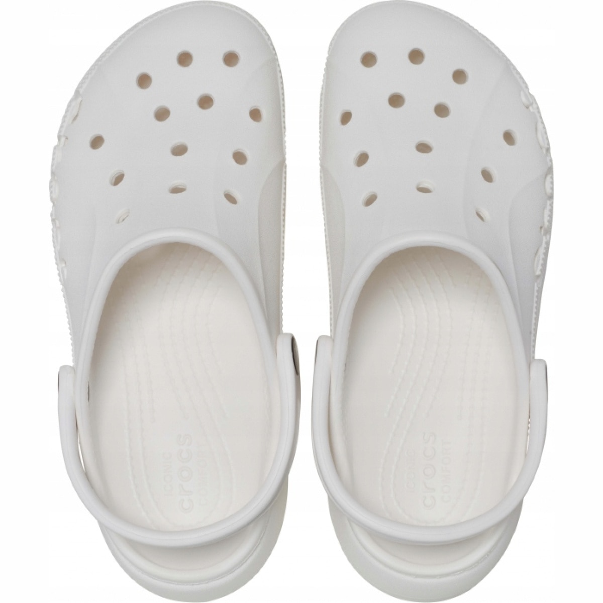 Saboti Femei, Crocs. Baya Platform Clog, Alb, 38-39 EU - eMAG.ro