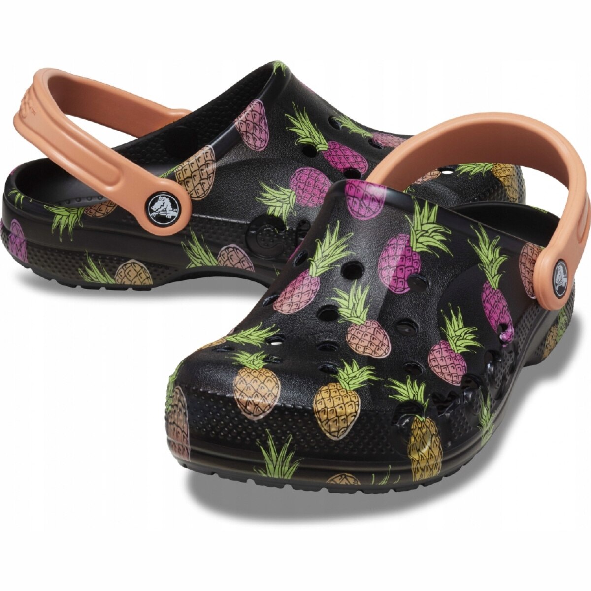 Saboti Femei, Crocs, Baya Printed Clog, Negru 37-38 EU - eMAG.ro
