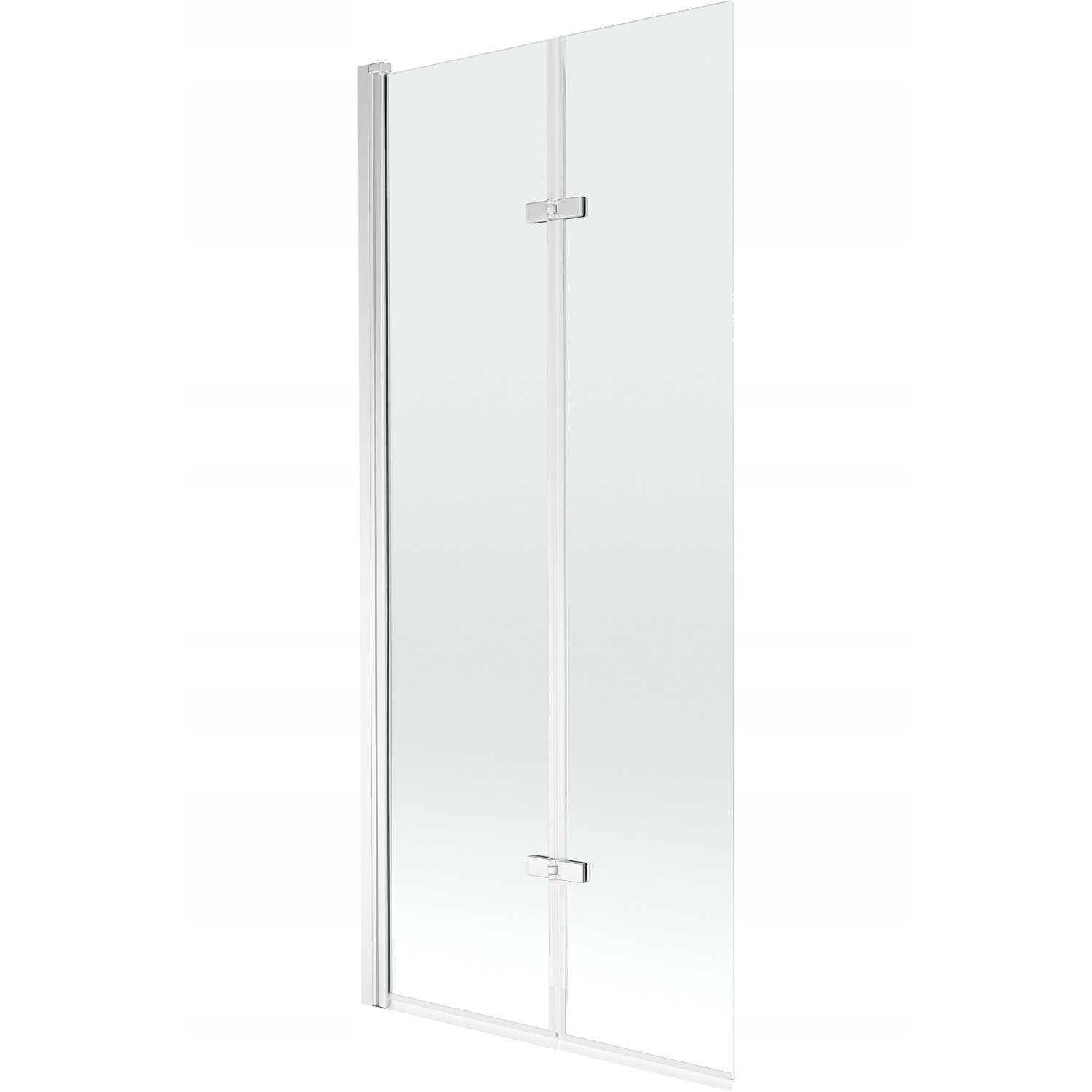 Paravan cada 80x150 cm Silla Pro BL186, Pliabil, sticla clara, profil ...