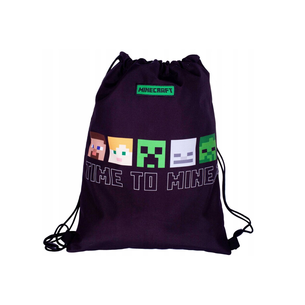 Set scoala - Ghiozdan ergonomic, Sac incaltaminte, Motiv Minecraft ...