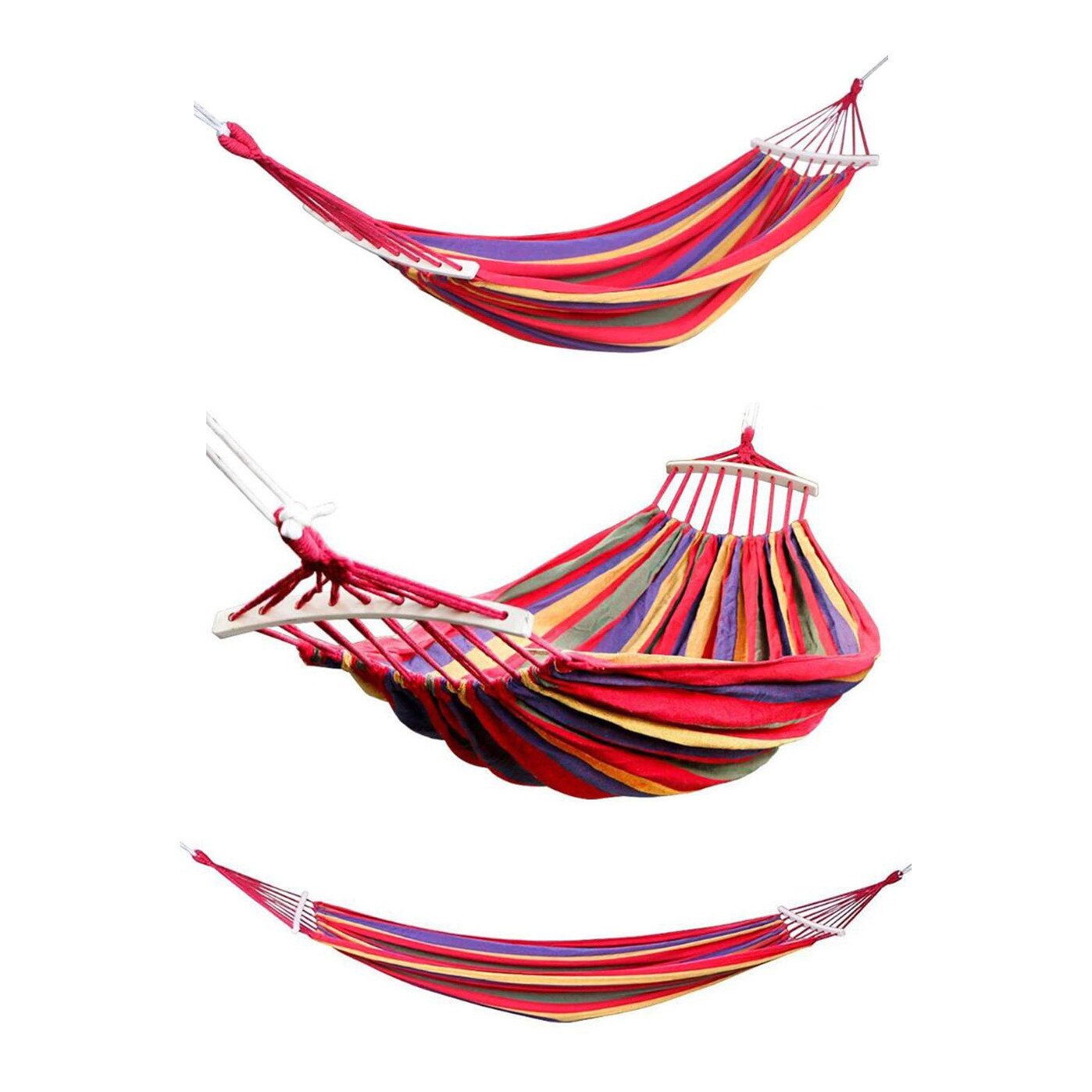 Hamac pentru gradina XXXL, husa, rosu - eMAG.ro