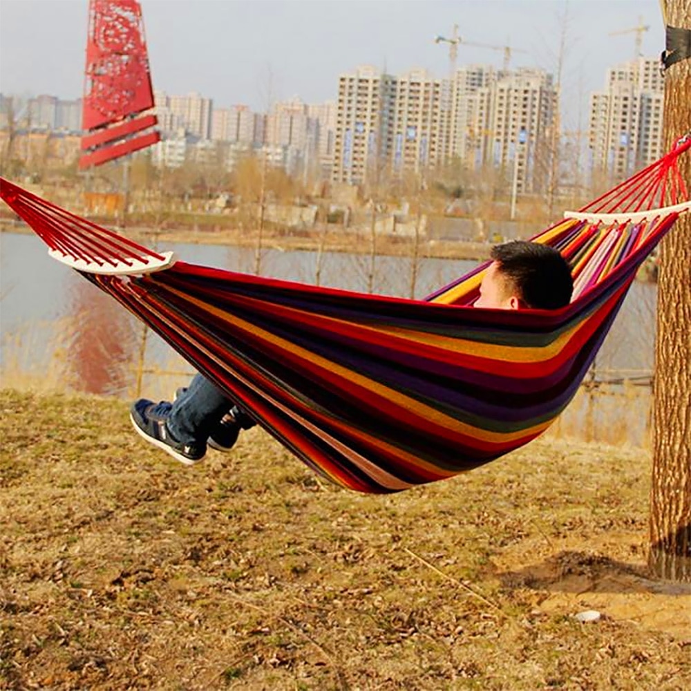 Hamac pentru gradina XXXL, husa, rosu - eMAG.ro