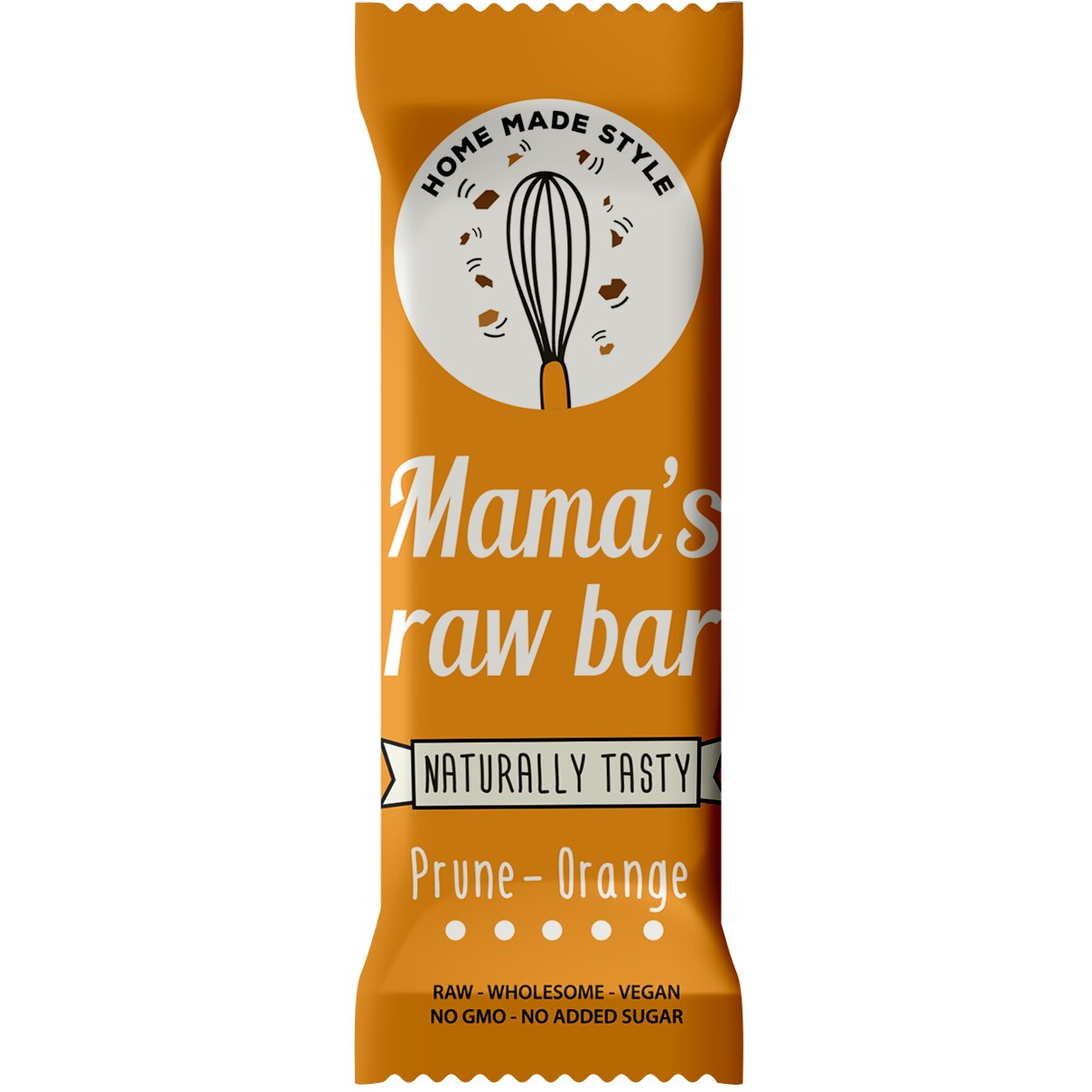 Baton cu prune usate si portocale, Mama's Raw Bar, fara gluten, fara ...