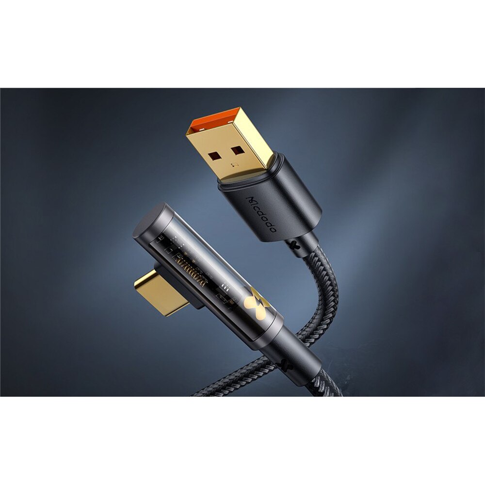 Cablu pentru incarcare si transfer date Mcdodo CA-3381 Unghi incarcare ...