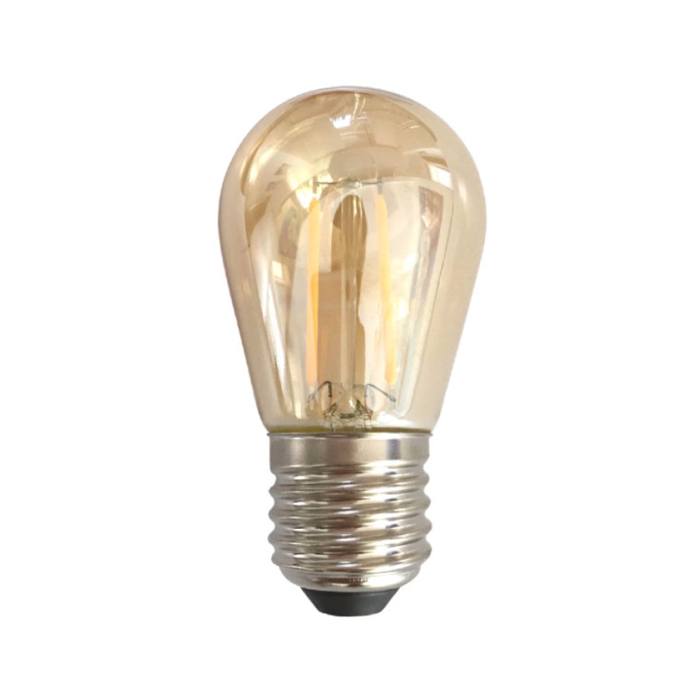 Bec LED Filament Amber E27/1W/100LM/2500K ST45 - eMAG.ro