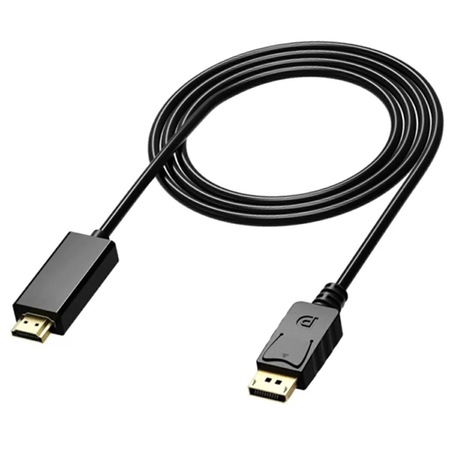 Cablu Adaptor DisplayPort la HDMI pentru Laptop/PC, Lungime 1,8 m - eMAG.ro