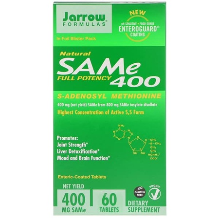 SAMe 400 S-Adenosil-L-Metionina, JARROW FORMULAS, 60 capsule - eMAG.ro