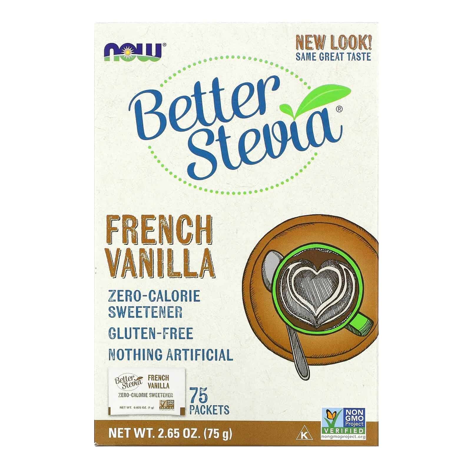 BetterStevia French Vanilla, Now foods, 75 buc - eMAG.ro