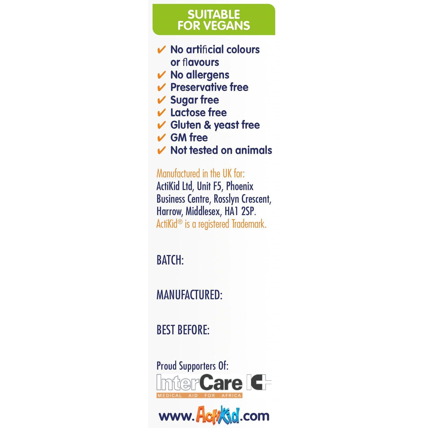 Vitamina C Drops Pentru copii, ActiKid, 15ml - eMAG.ro