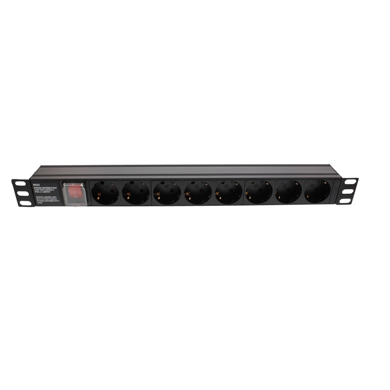 Unitate 8 prize cu intrerupator pentru rack 19" 1U cablu 2m Well - eMAG.ro