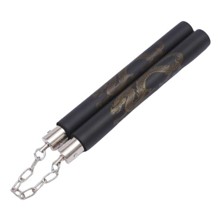 Nunchaku kit antrenament, sundiguer, Cauciuc Spuma de Siguranta ...