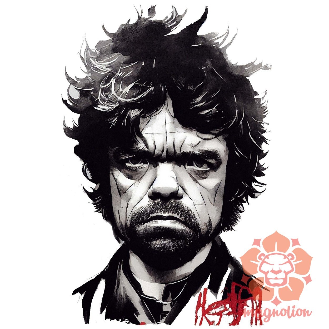 Fekete-piros Tyrion rajz v1 férfi póló, Fehér, S - eMAG.hu