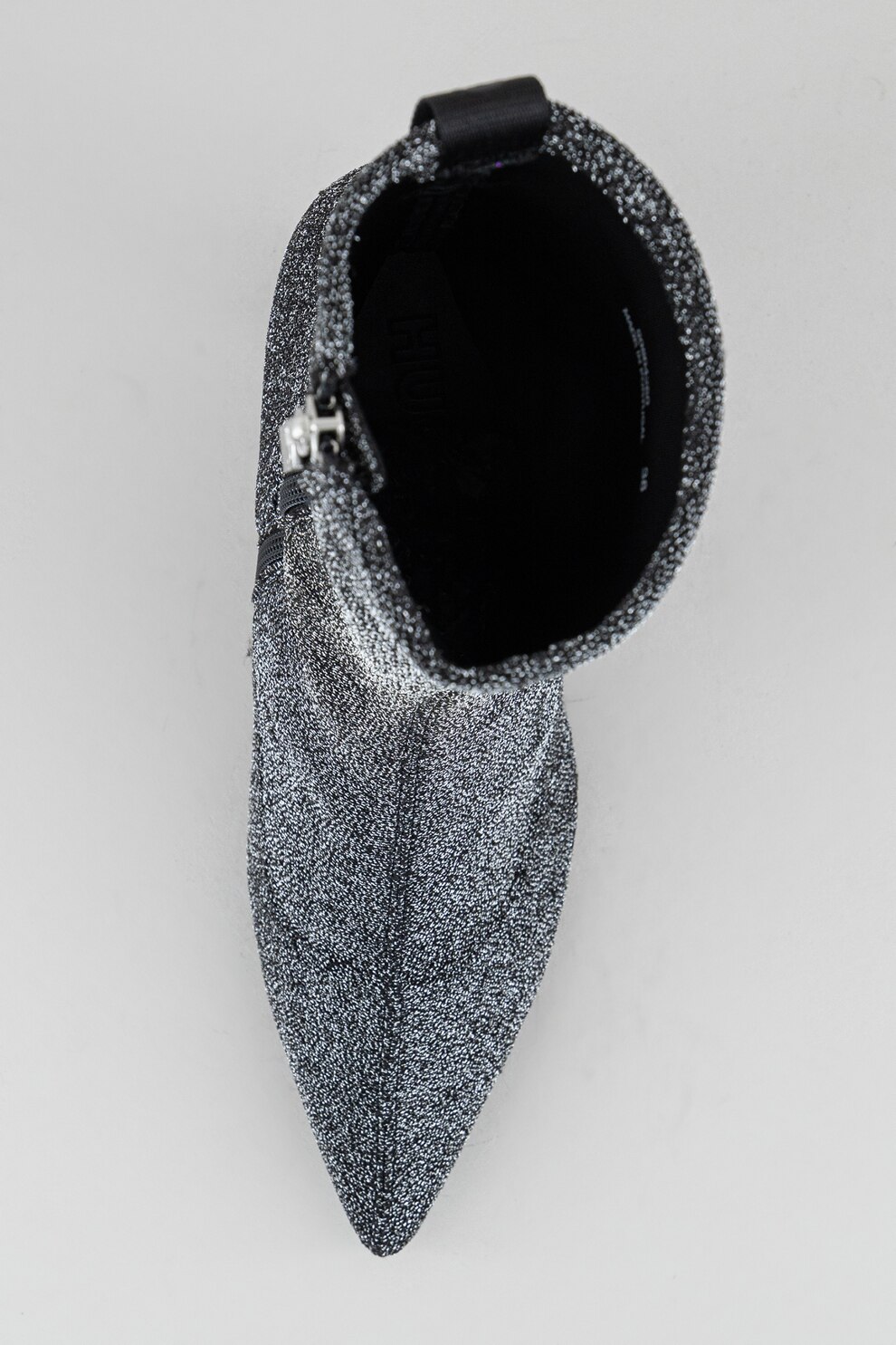 BOSS, Боти Rebecca с цип, Сребрист, 37 - eMAG.bg