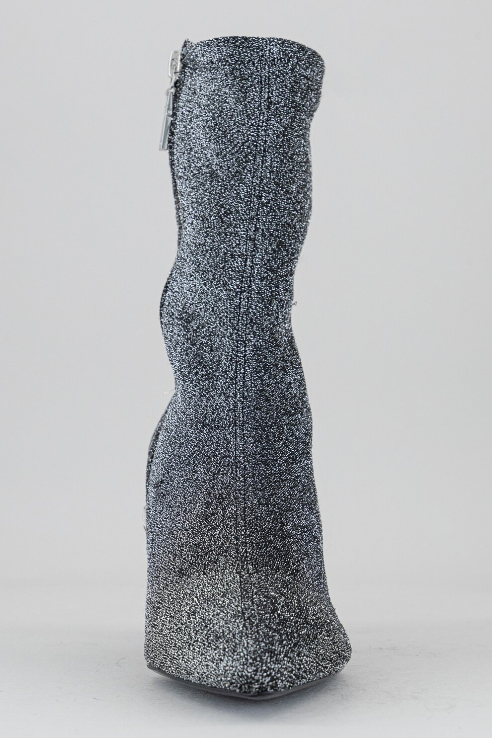 BOSS, Боти Rebecca с цип, Сребрист, 37 - eMAG.bg