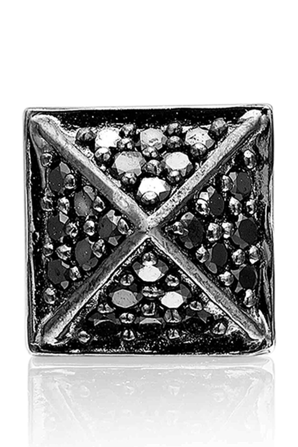 Sif Jakobs, Родирани обеци от стерлингово сребро, Черен - eMAG.bg