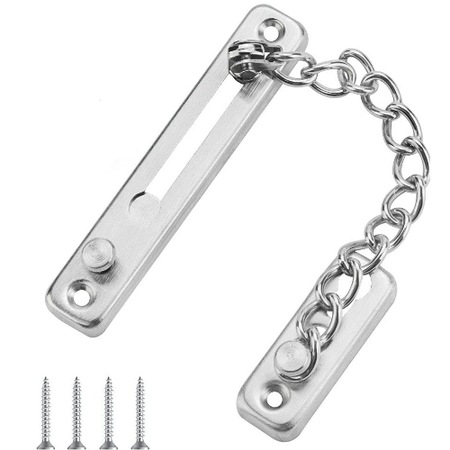 Lant usa de securitate, Inox, 123 mm, Argintiu - eMAG.ro