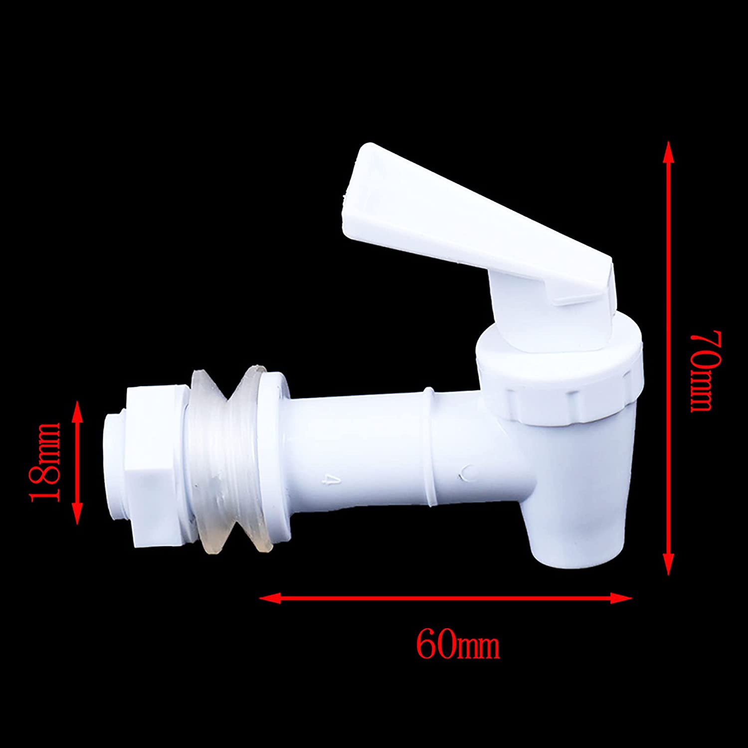 Set 6 robineti, Plastic, Alb - eMAG.ro