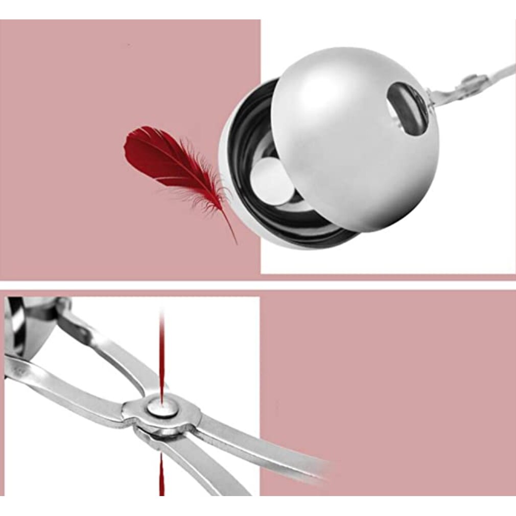 Cleste din inox pentru formarea bilelor din carne, Zola®, 17x7.5 cm ...