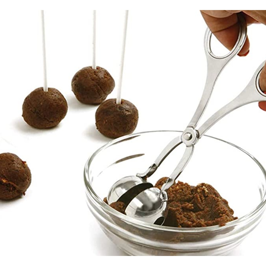 Cleste din inox pentru formarea bilelor din carne, Zola®, 17x7.5 cm ...