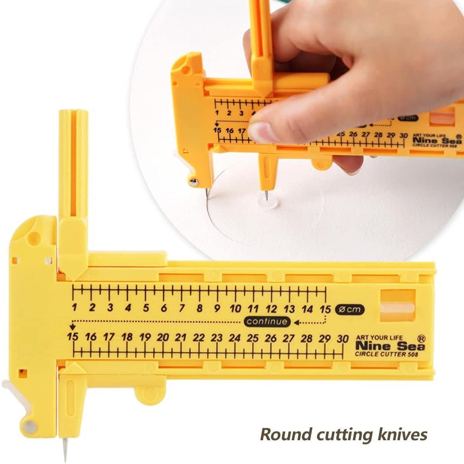 Cutter pentru hartie, Plastic, Galben - eMAG.ro