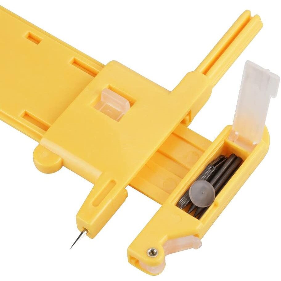 Cutter pentru hartie, Plastic, Galben - eMAG.ro
