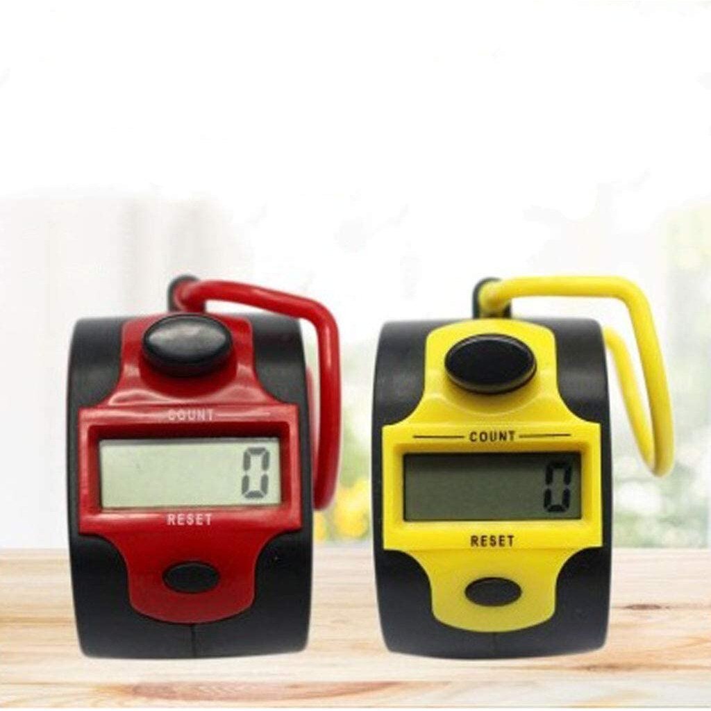 Contor digital manual, Rosu/Galben, 2 buc - eMAG.ro