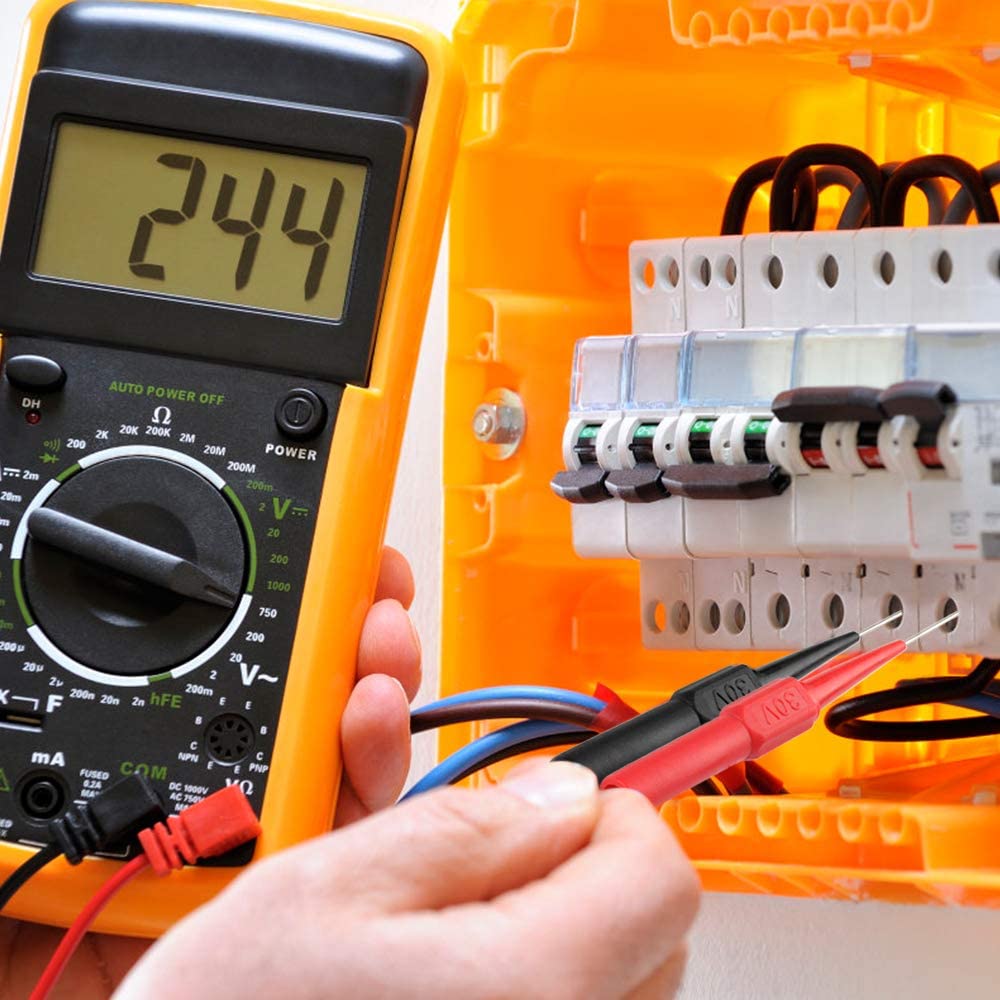 Multimetru, Inox, Rosu/Negru, 8 buc - eMAG.ro