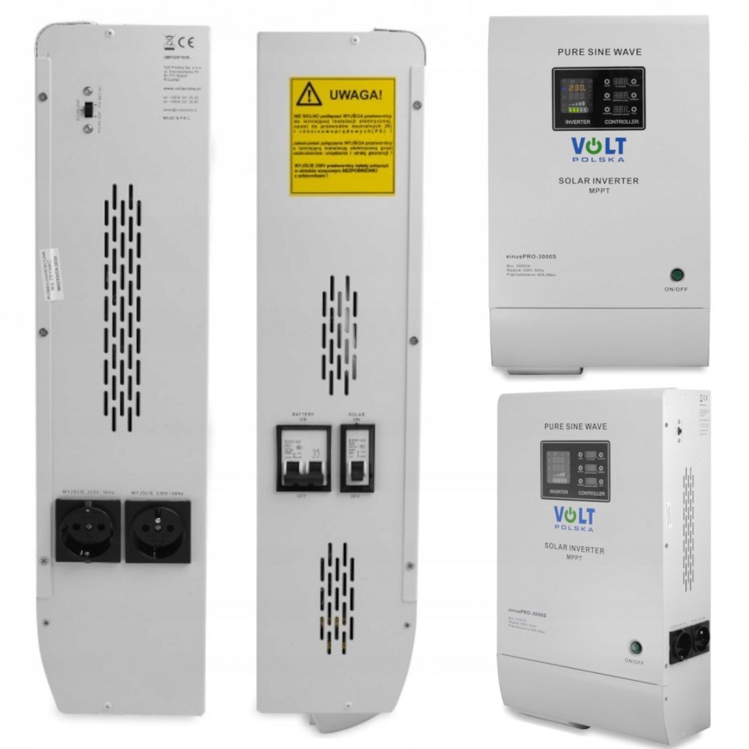 Invertor solar, VOLT POLSKA, 3kW, Alb - eMAG.ro