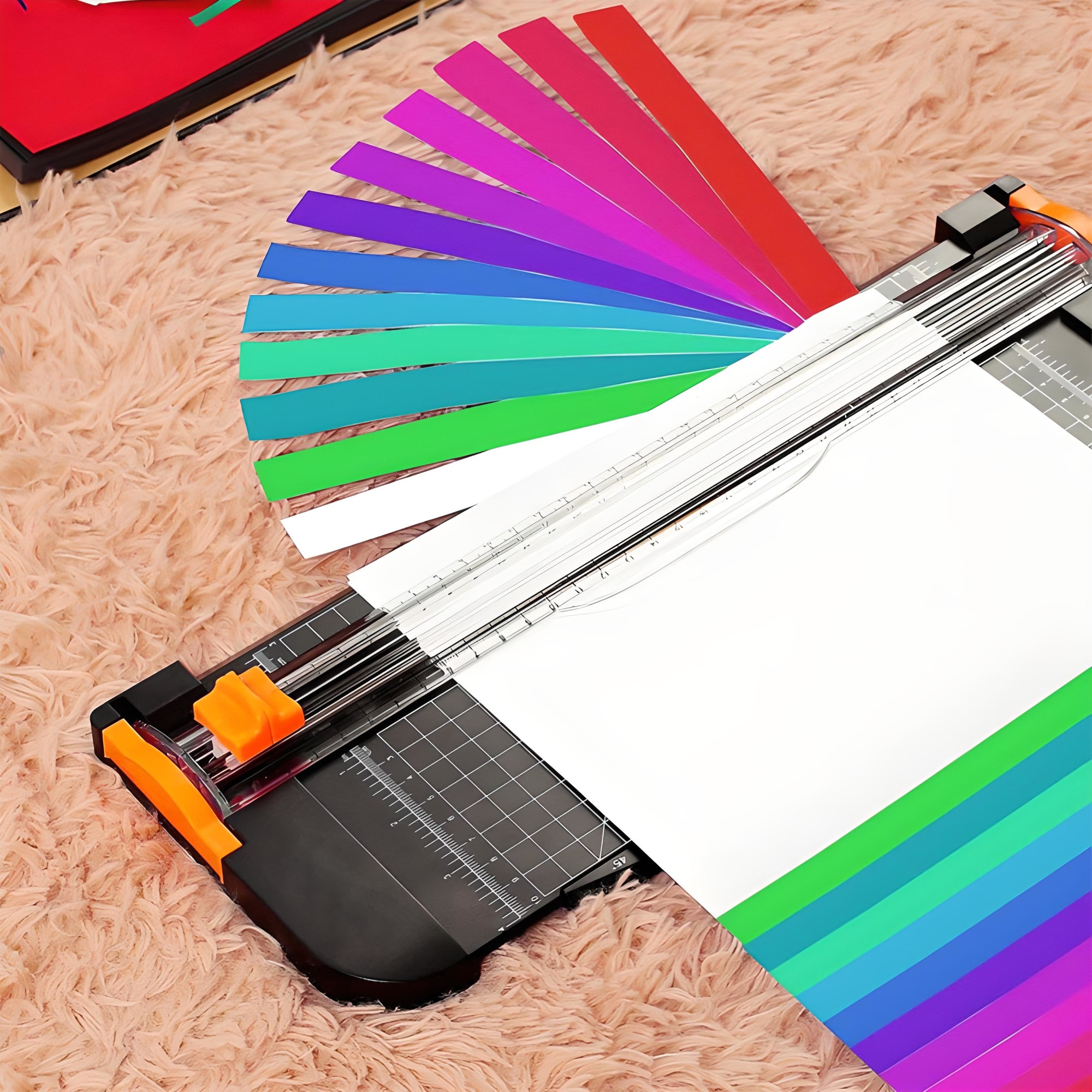 Masina Taiat Hartie, Trimmer, Format A3, A4, B4, B5, Negru Portocaliu ...