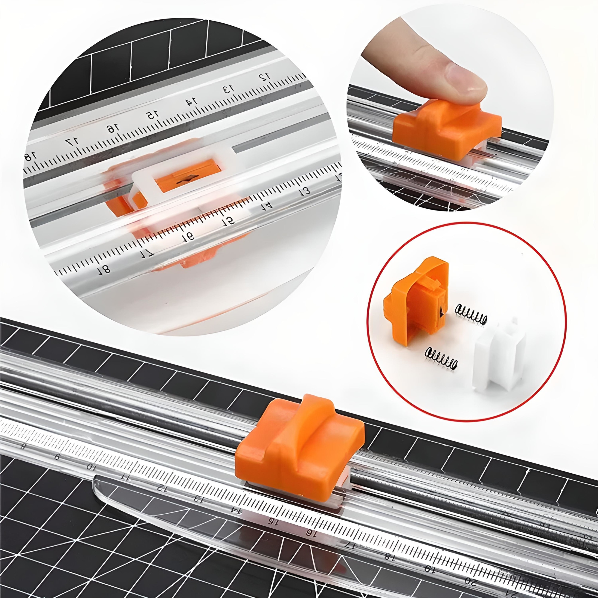 Masina Taiat Hartie, Trimmer, Format A3, A4, B4, B5, Negru Portocaliu ...