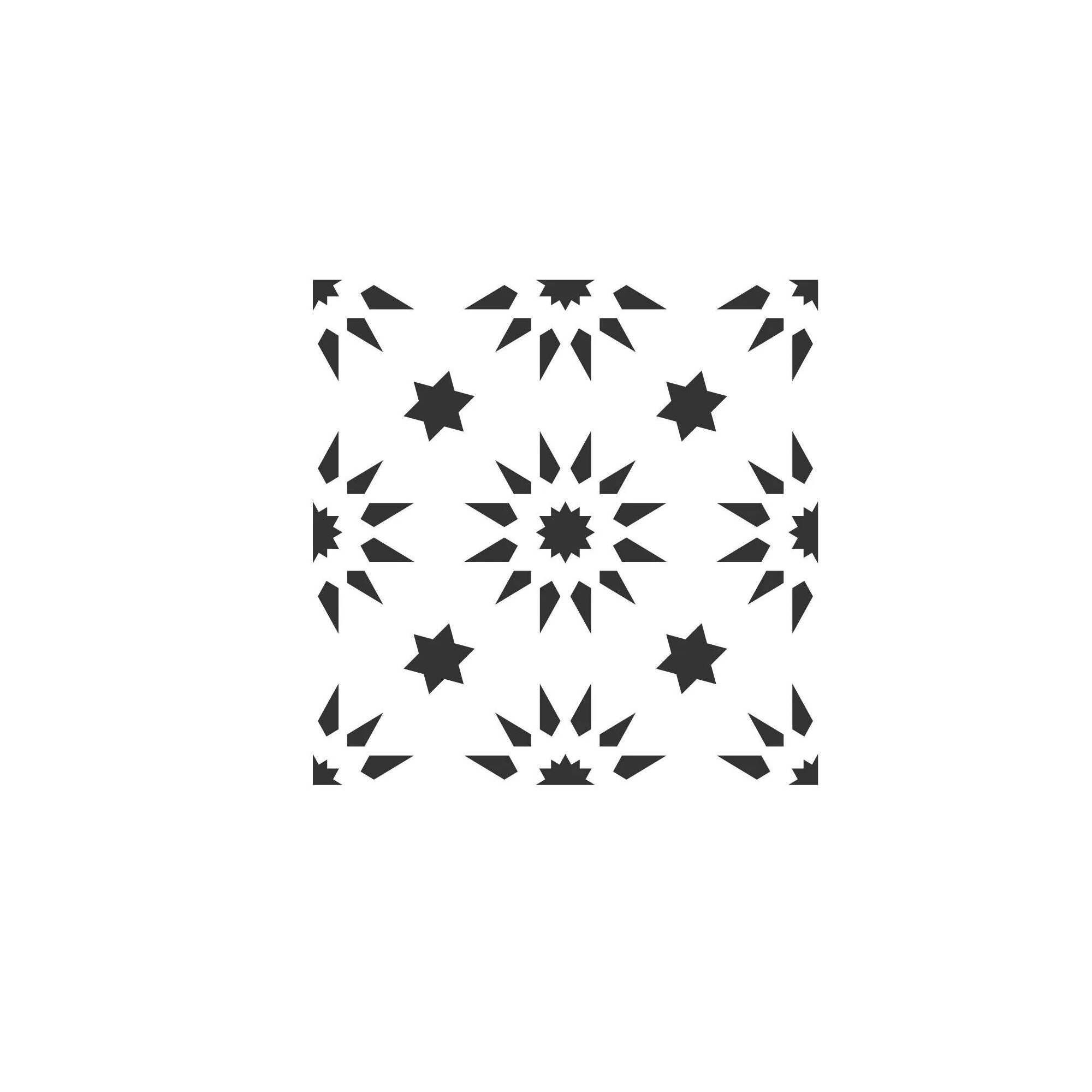 Sablon decorativ reutilizabil, Nakleo, Aldeia, 25 x 25 cm - eMAG.ro