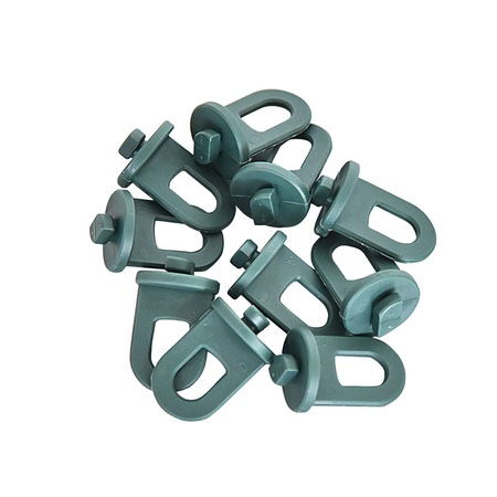 Set 10 cleme pentru sera, Plastic, Verde - eMAG.ro