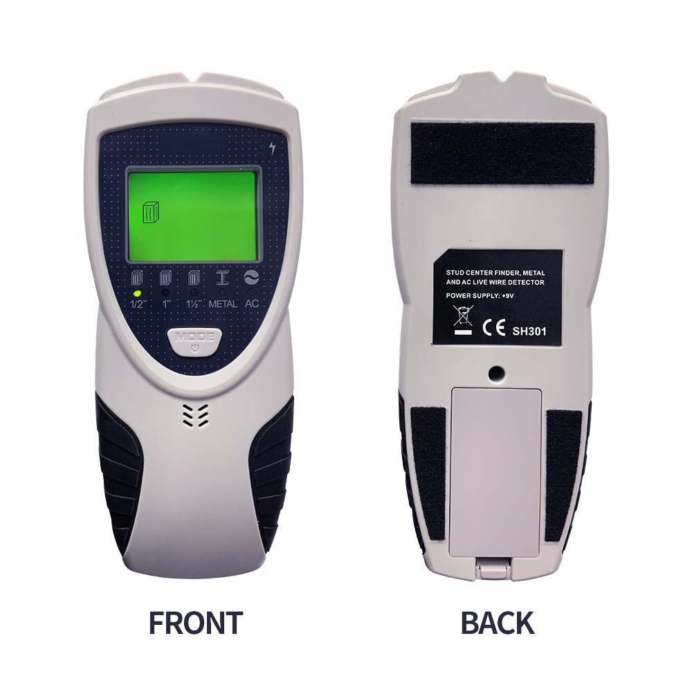 Detector de cabluri, 5in1, Afisaj LCD, Alb/Negru - eMAG.ro