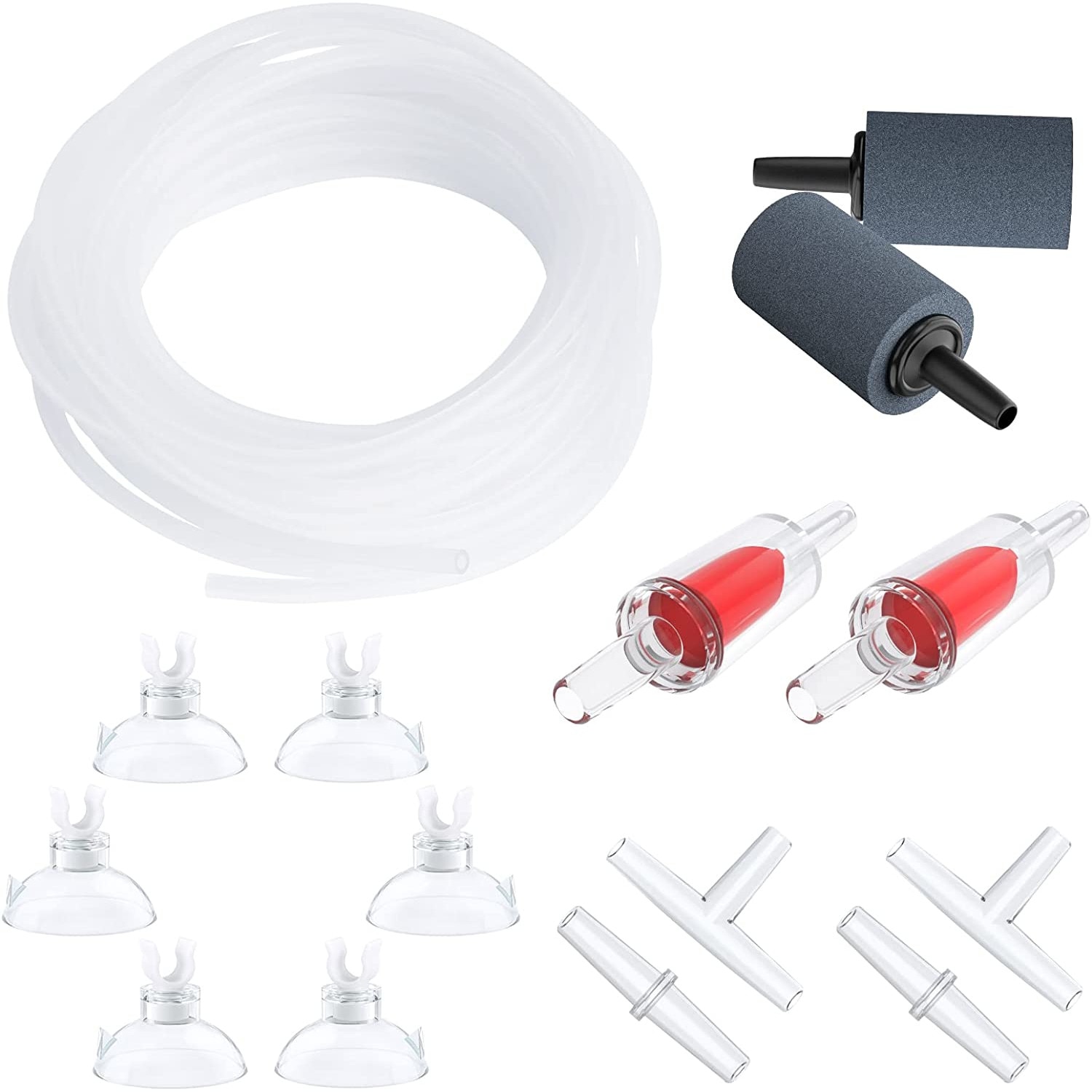 Set de accesorii standard pentru pompe de aer pentru acvariu, 4 m ...