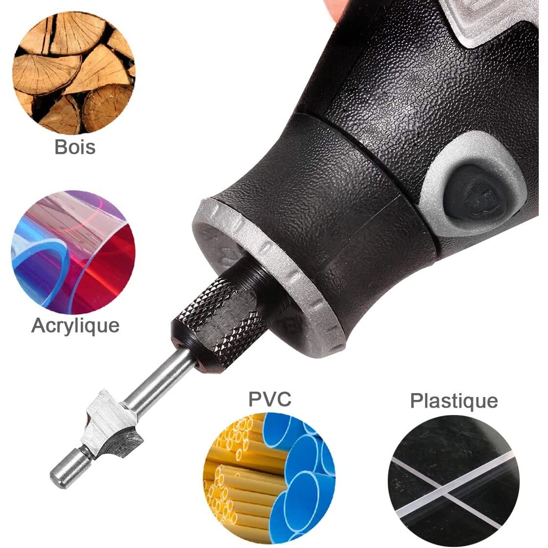 Set 10 freze, Metal, Pentru lemn, Argintiu - eMAG.ro