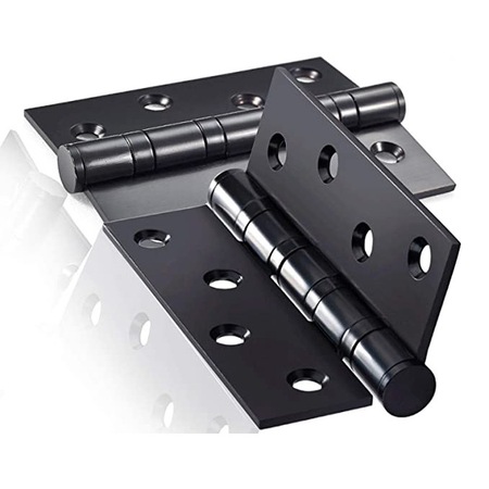 Set de 2 balamale usa, Inox, Negru - eMAG.ro