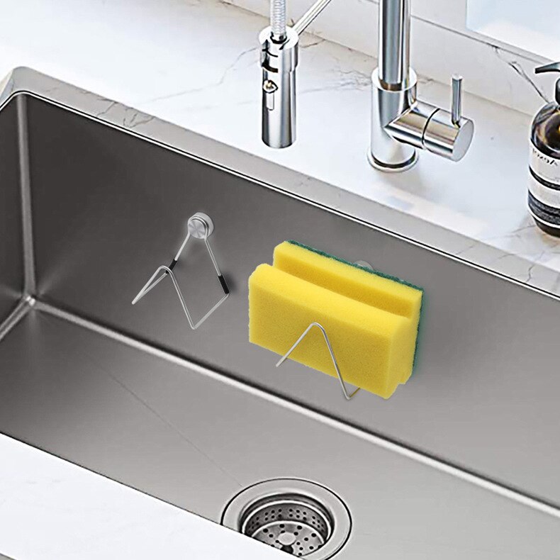 Set 2 suporturi magnetice pentru burete, Inox, 60x60x55 mm - eMAG.ro