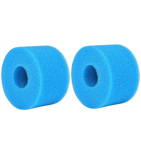 Set 2 bureti de filtru pentru piscina, Spuma, Albastru - eMAG.ro