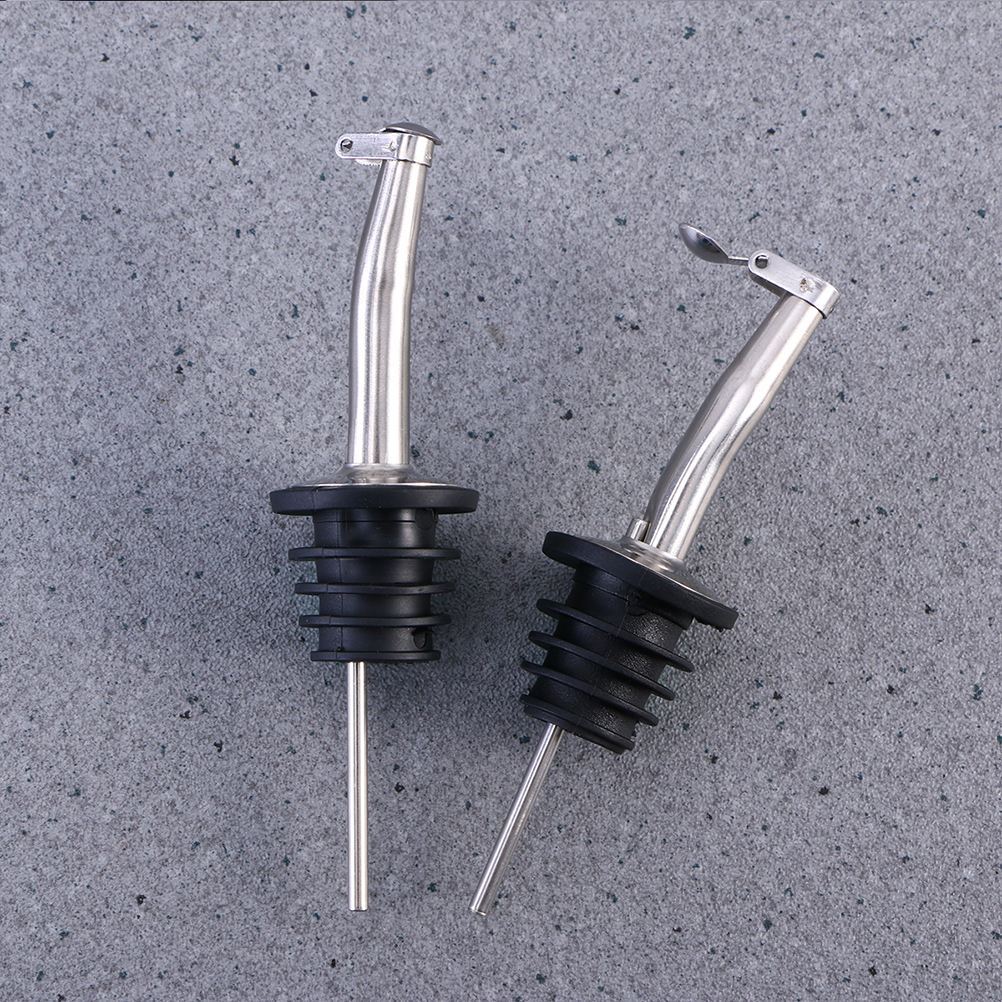 Set de 6 dopuri pentru sticle, Inox, 11 x 3 x 3 cm - eMAG.ro