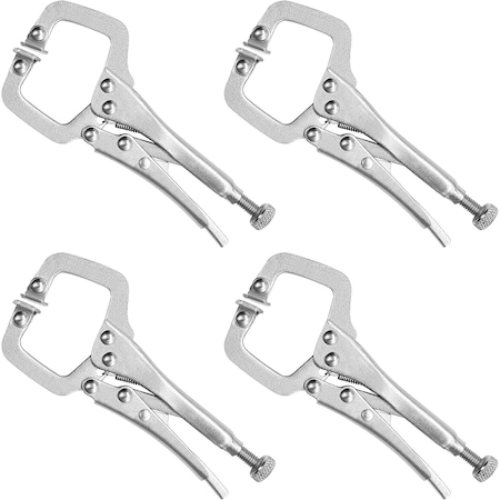 Clema C-Clamp din metal de 5 inchi cu suruburi reglabile si placi ...