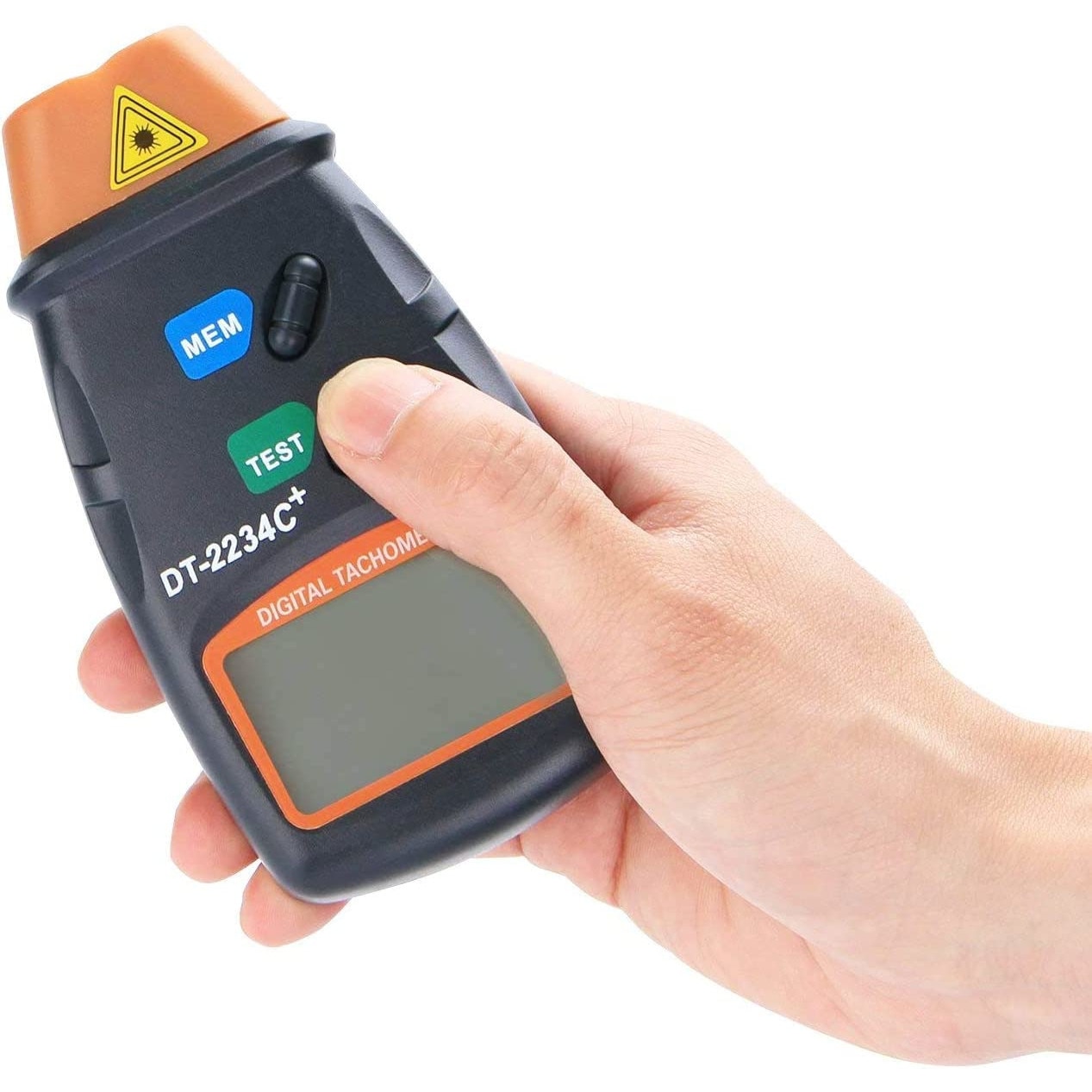 Tahometru cu laser foto digital LCD fara contact, Indicator de viteza a ...