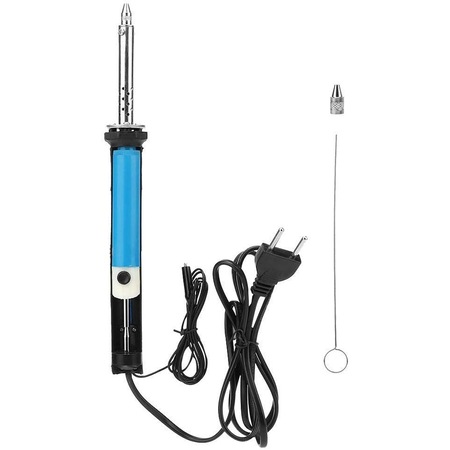 Instrument de lipit electric, Temperatura reglabila, 220V, 60W, 200-480°C, Negru/Albastru - eMAG.ro