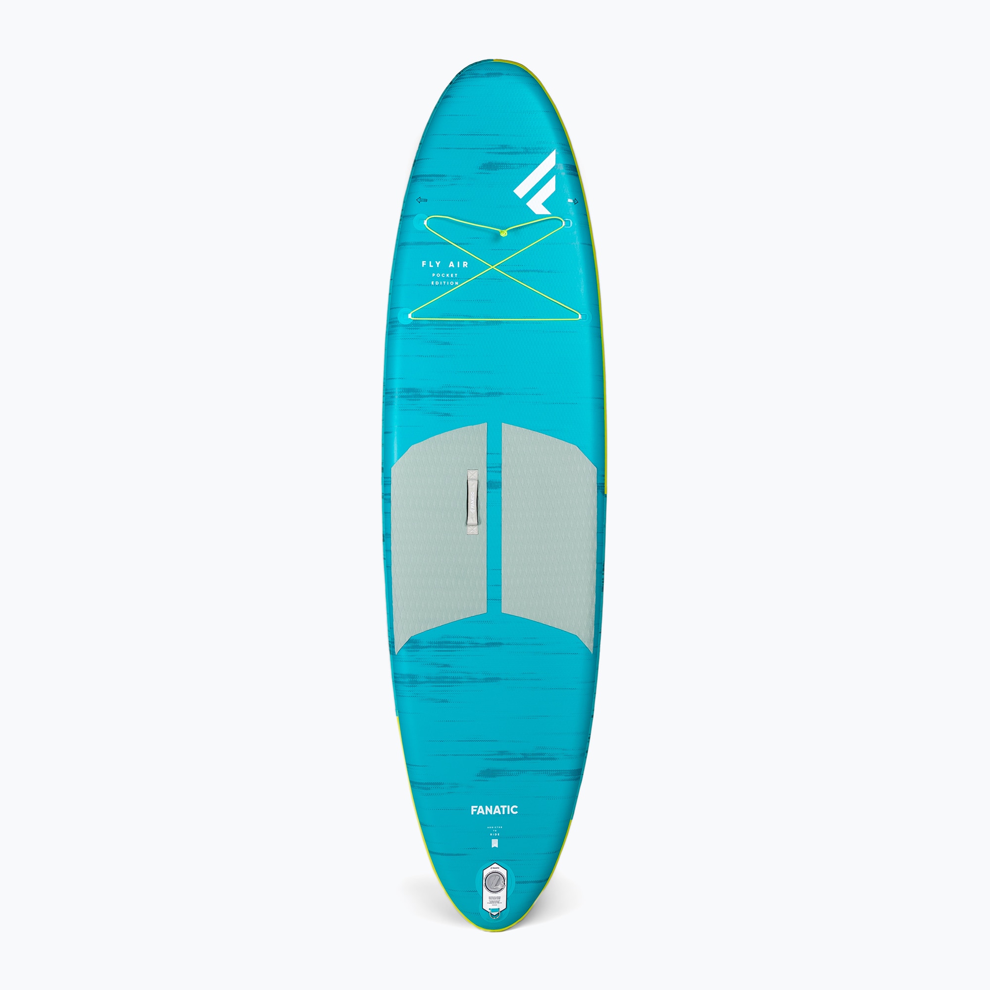 Placa surf, Fanatic, PVC, Capacitate 85 kg, Albastru/Galben - eMAG.ro
