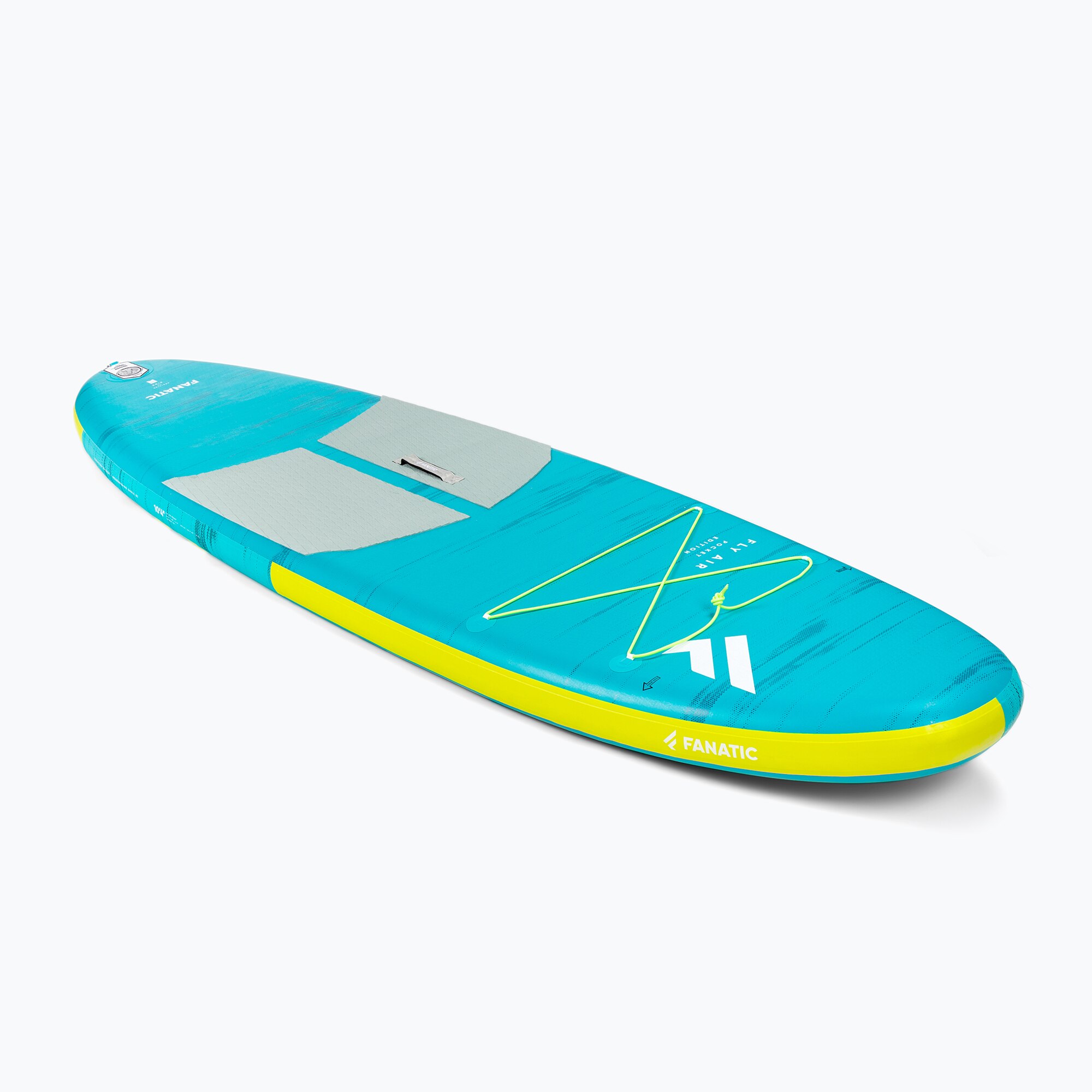 Placa surf, Fanatic, PVC, Capacitate 85 kg, Albastru/Galben - eMAG.ro