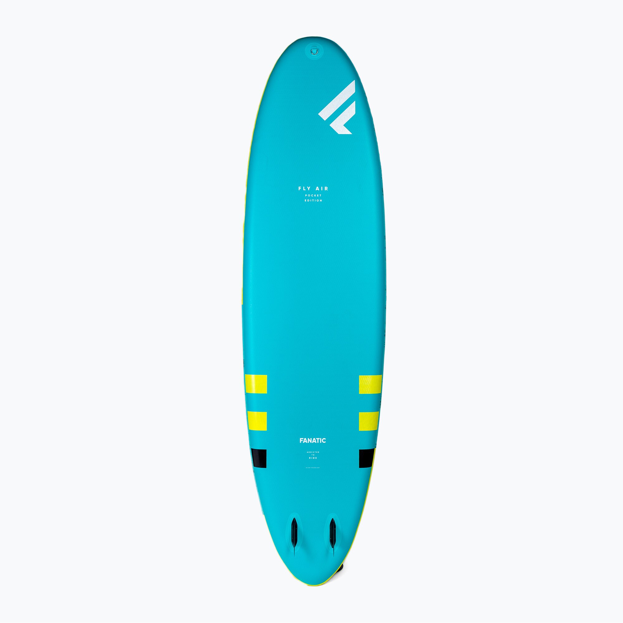 Placa surf, Fanatic, PVC, Capacitate 85 kg, Albastru/Galben - eMAG.ro